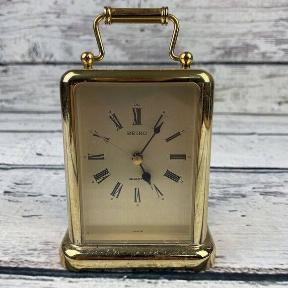 Seiko | Wall Decor | Vintage Seiko Carriage Clock Qej45g Made In Japan ...